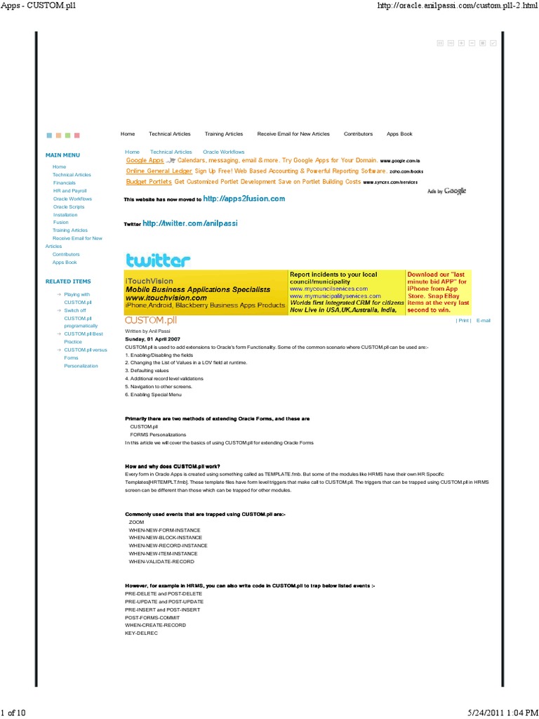 How To Use Custom PLL PDF | PDF | Pl/Sql | Email