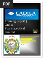 Pharmaceutical Industrial Training Report | PDF | Tablet (Pharmacy ...