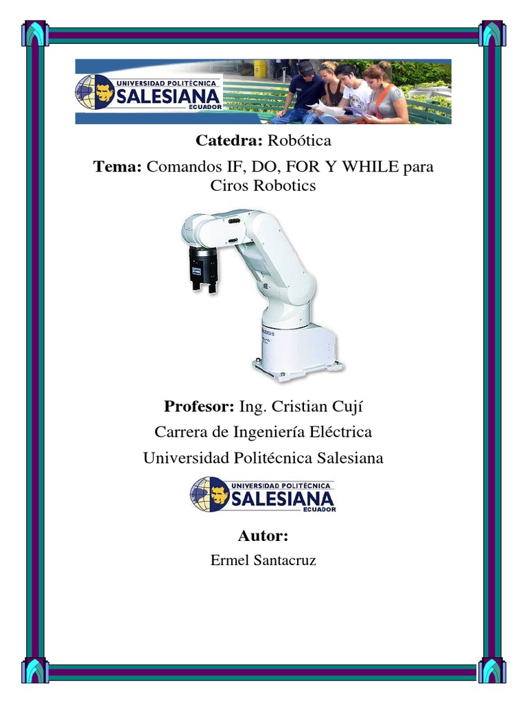 Comandos para Ciros Robotics | PDF | Control Flow | Subroutine