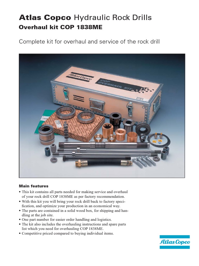 Overhaul COP 1838 - 9851 2292 01 | PDF