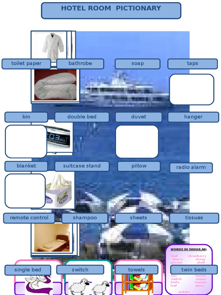 Hotel Room Pictionary | PDF