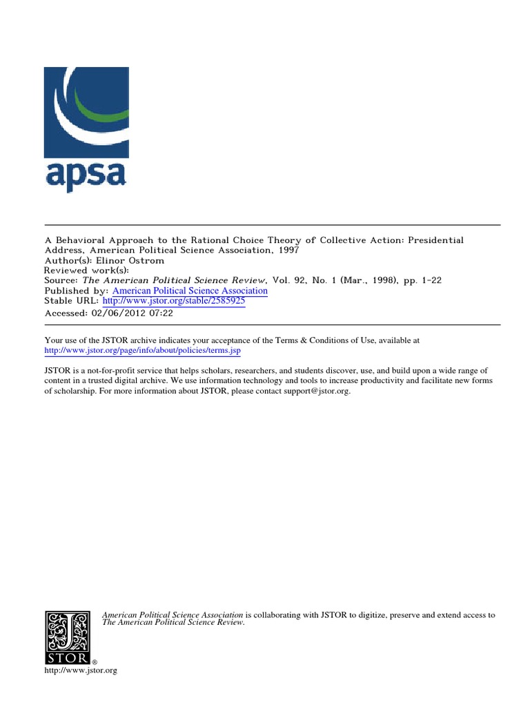 American Political Science Association | PDF
