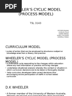 Wheeler Curriculum Model | PDF | Curriculum | Goal