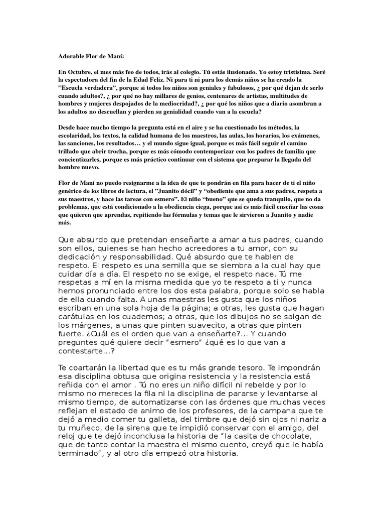 Adorable Flor de Maní | PDF | Amor | Science