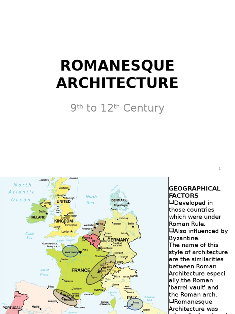 Romanesque Architecture | PDF | Vault (Architecture) | Architectural ...