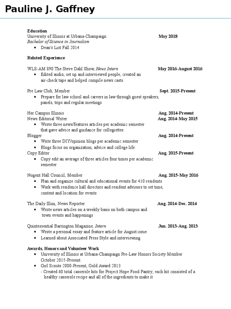 Updated Resume | PDF