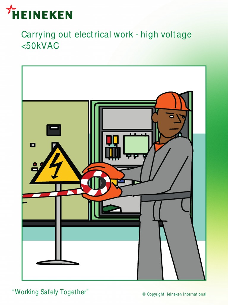Carrying Out Electrical Work - High Voltage Less Than 50kVAC - Safety ...