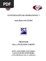 Informe sobre el Software LINDO | PDF | Programación lineal ...