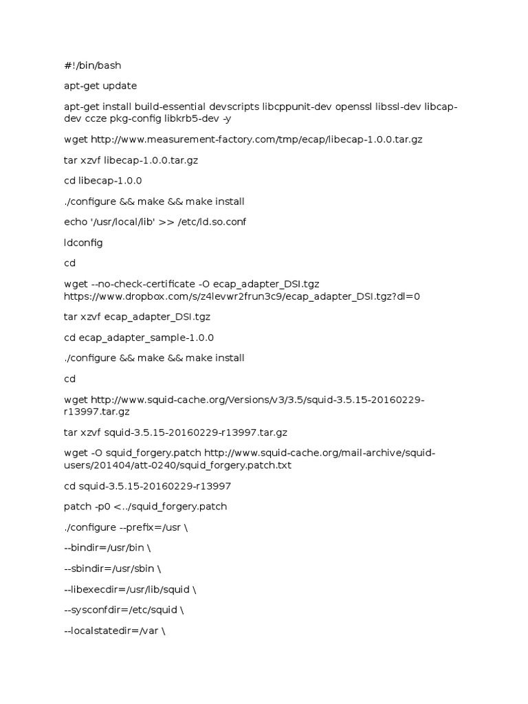 Squid Proxy | PDF | Proxy Server | Internet Architecture