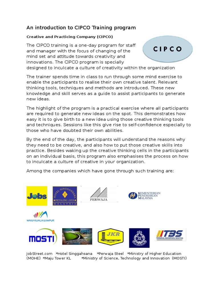 2016 CIPCO in A Nut Shell | PDF | Business