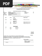 Sample Quotation For AC | PDF | Pipe (Fluid Conveyance) | Air Conditioning
