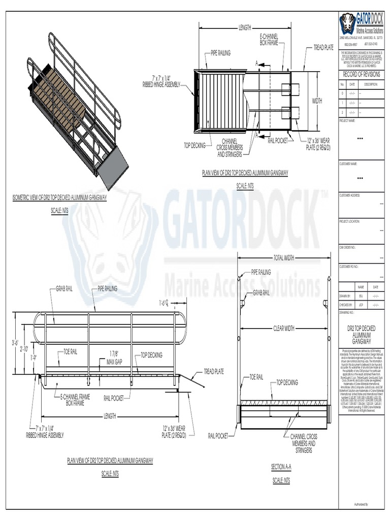 DRII Gangway Drawing