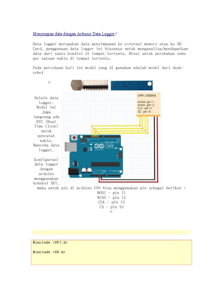 Menyimpan Data Arduino | PDF | Komputer