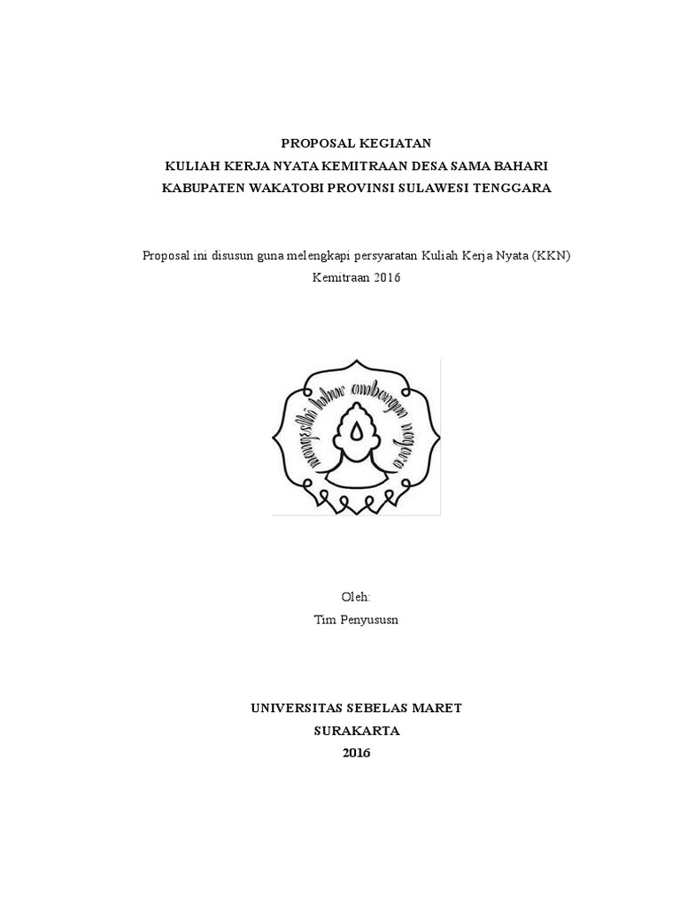 Proposal Kegiatan KKN | PDF