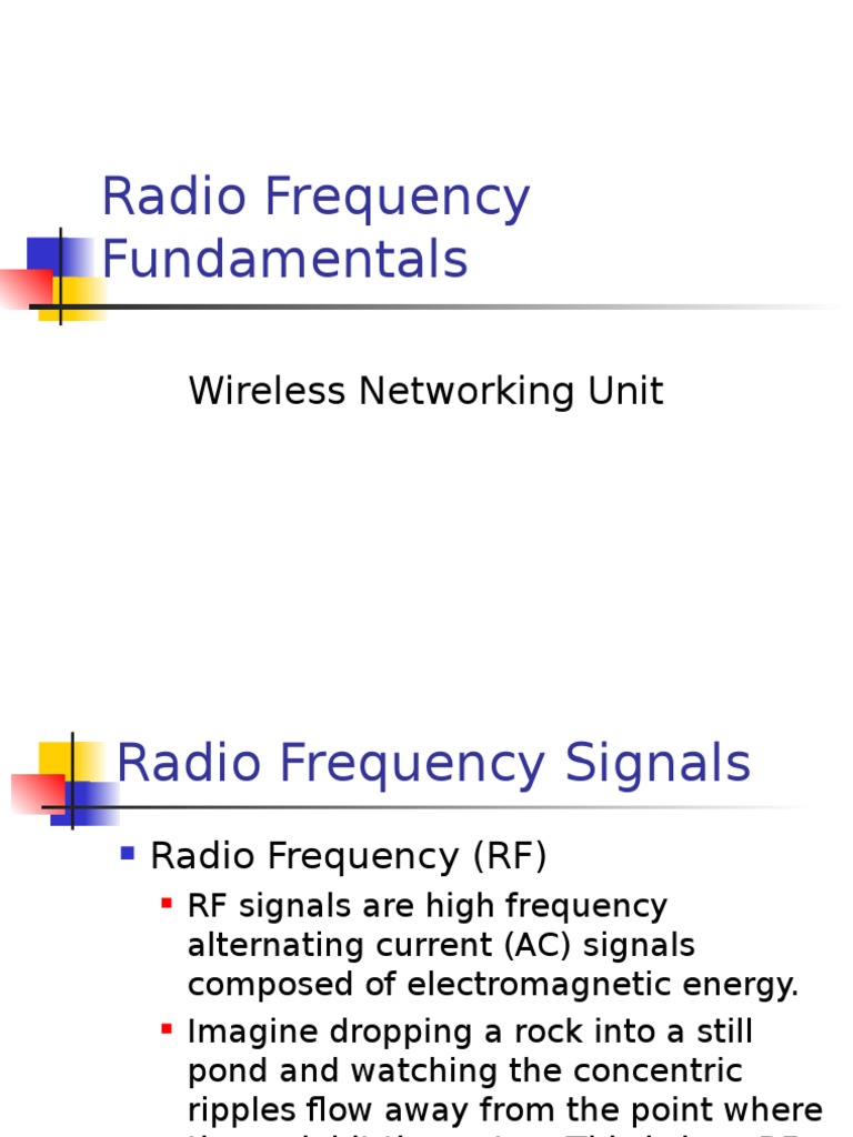 RF Signal Properties Explained | PDF | Radio Frequency | Radio