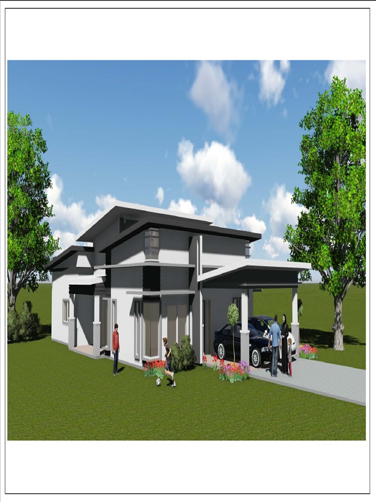 Single Storey Bungalow Layout Sample PDF | PDF | Cooking, Food & Wine ...