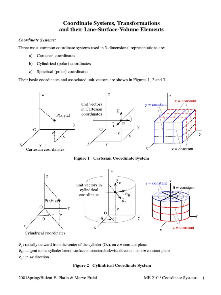 Coordinate Systems | PDF | Coordinate System | Sphere