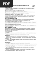 EI8651 - LDCS Syllabus - R2017 | PDF | Programmable Logic Controller | Scada