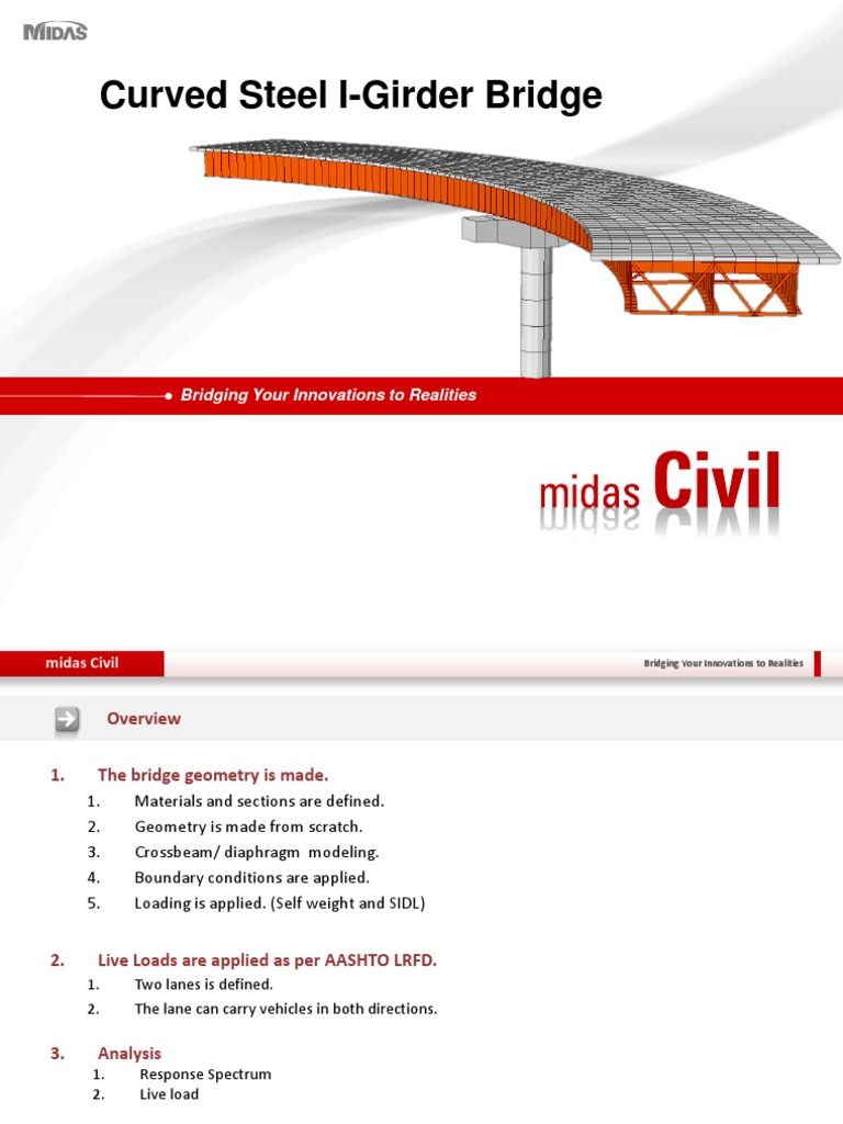 Tutorial of Midas | PDF | Truss | Civil Engineering