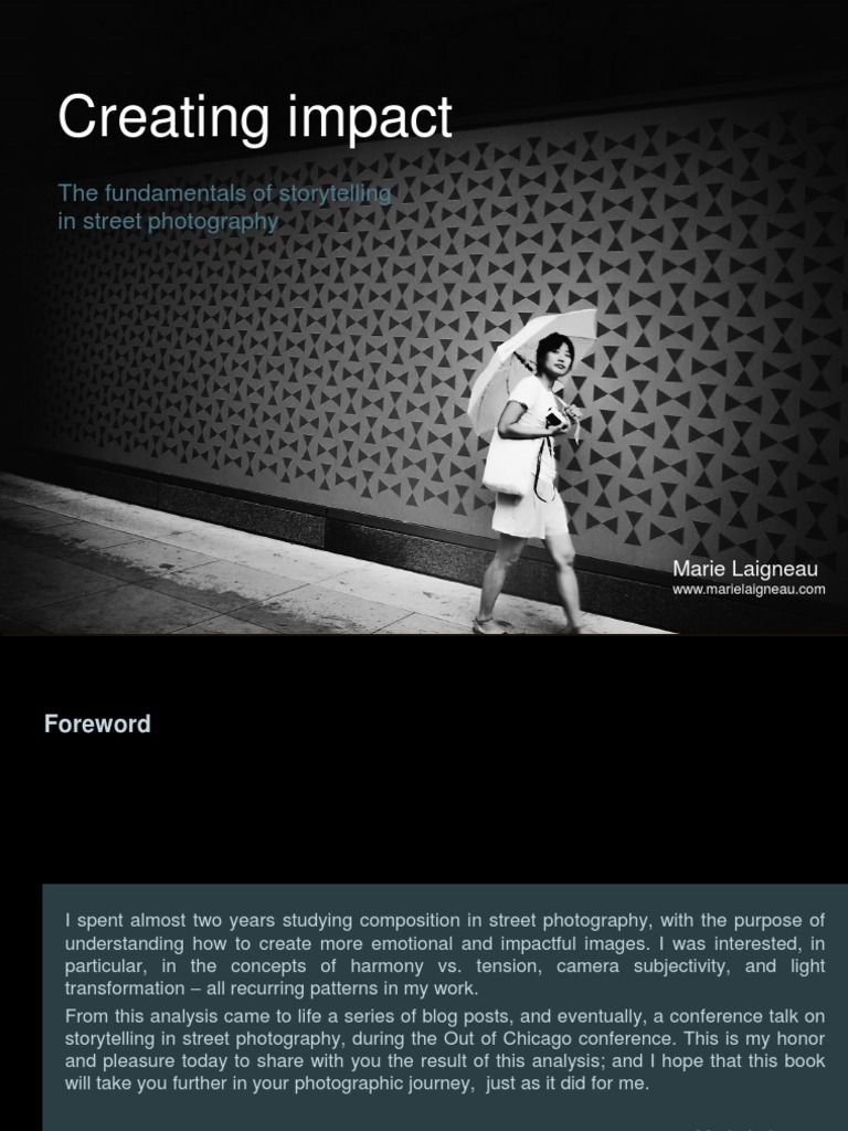 Creating Impact - Street Photography | PDF | Composition (Visual Arts ...