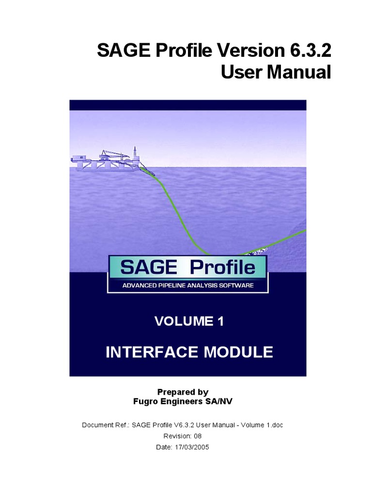 SAGE Profile V6.3.2 User Manual - Volume 1 | PDF | Directory (Computing ...