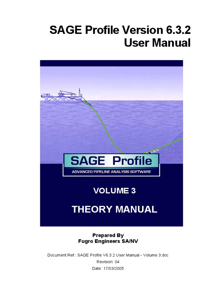 SAGE Profile V6.3.2 User Manual - Volume 3 | PDF | Stress (Mechanics ...