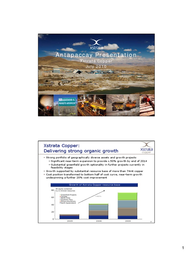 Antapaccay | PDF | Mining | Copper