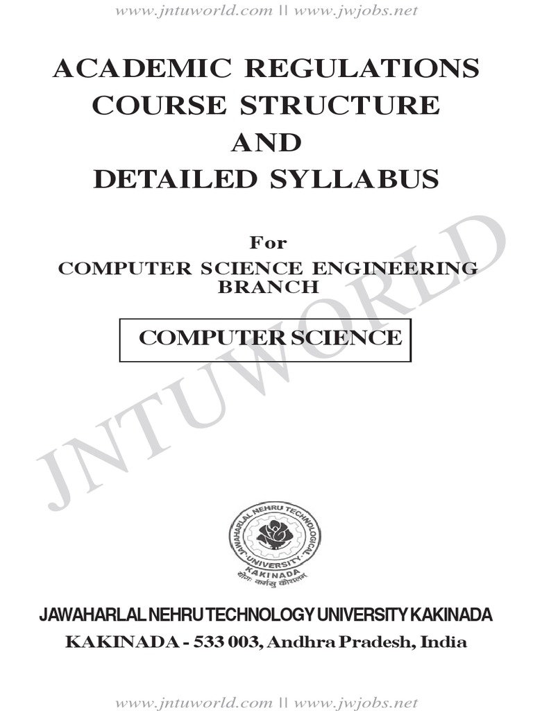 Jntuk M.Tech Computer Science Syllabus | PDF | Relational Model | Process (Computing)