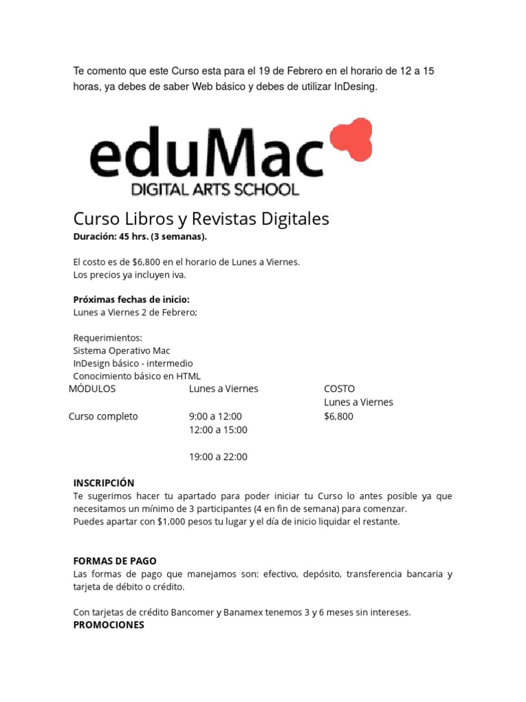 Curso eduMAc | PDF