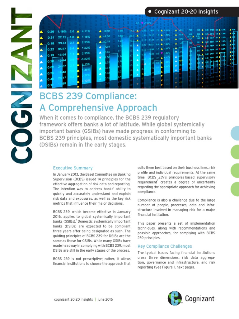 BCBS 239 Compliance: A Comprehensive Approach | PDF | Governance | Risk