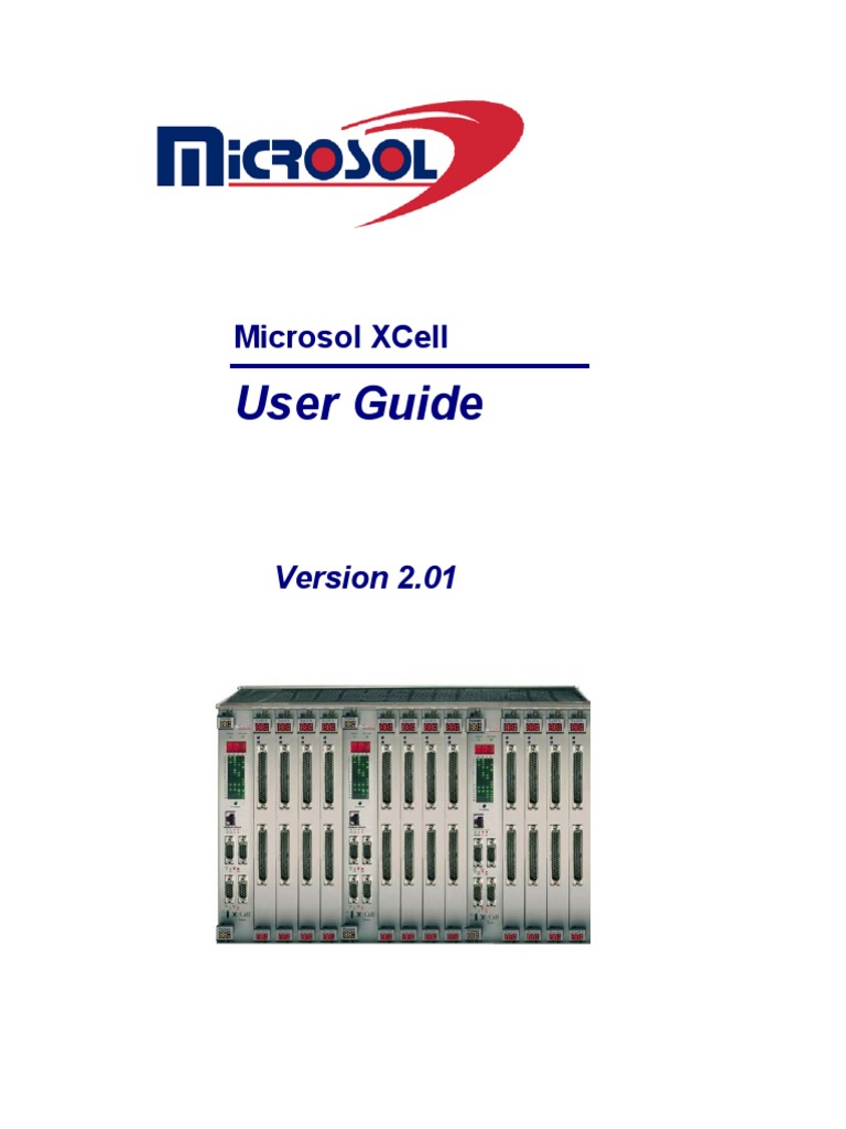 XCell Equipment User Guide 2.01 | PDF | Computer Network | Electrical ...