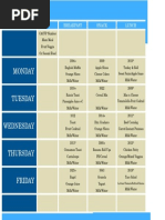 CACFP Weekly Menu Template | PDF | Fruit | Meal