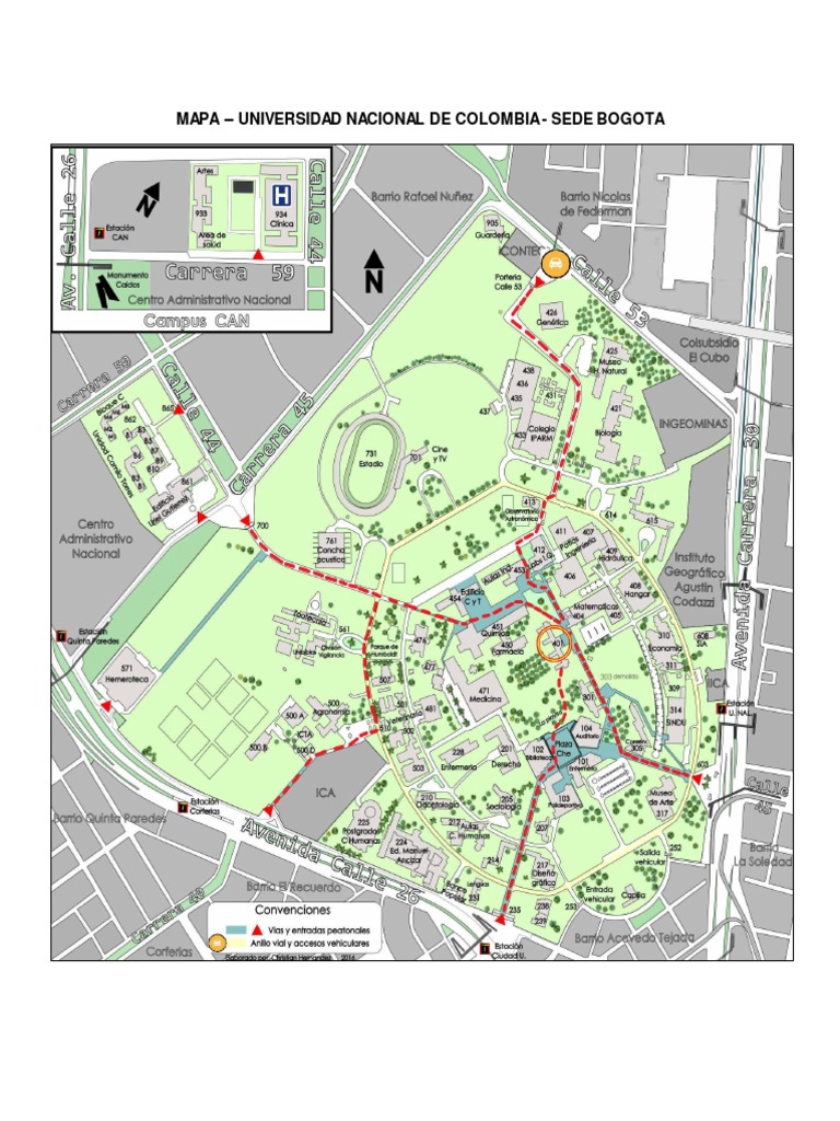 Mapa General Universidad Nacional | PDF | Arte | Tecnología