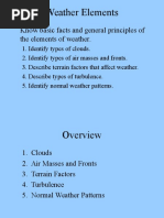 Weather Station Symbols Guide | PDF | Cloud | Earth Phenomena