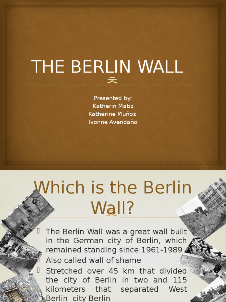 The Berlin Wall | PDF | Berlin Wall | East Germany