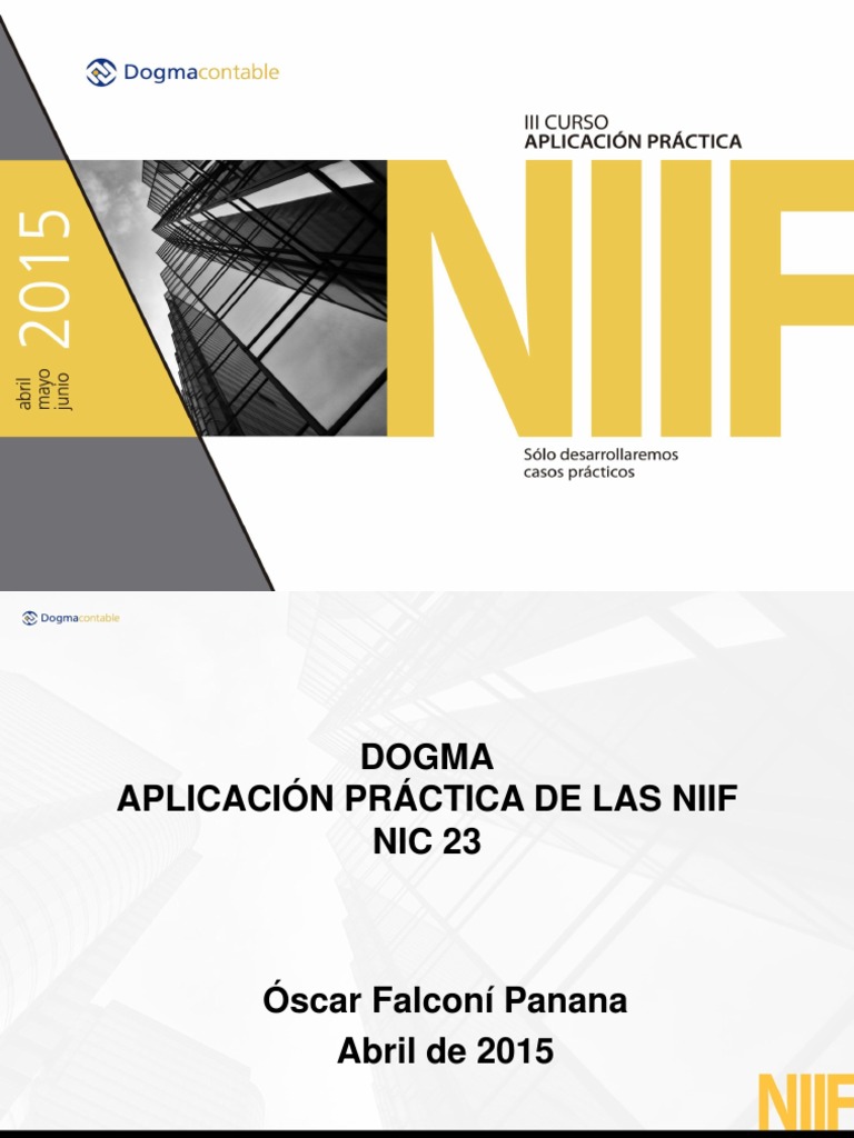Nic 23 - Oscar Falconí | PDF | Contabilidad | Dinero