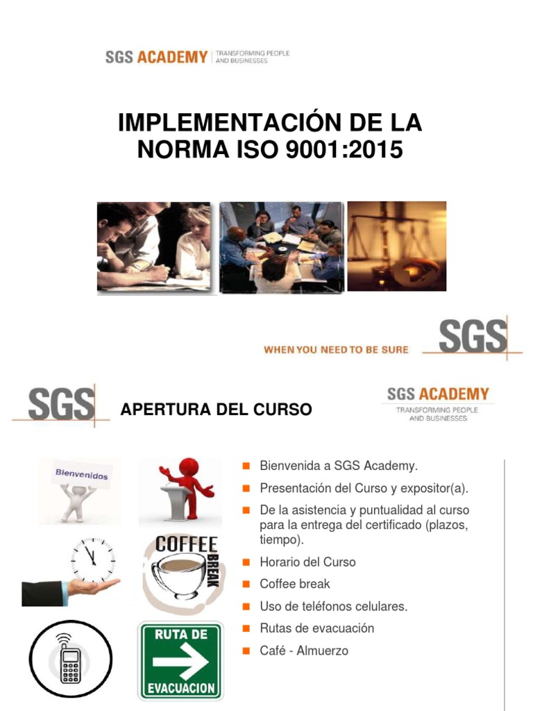 Implementación SGC 9001-2015 v1 | PDF | Calidad (comercial) | Liderazgo
