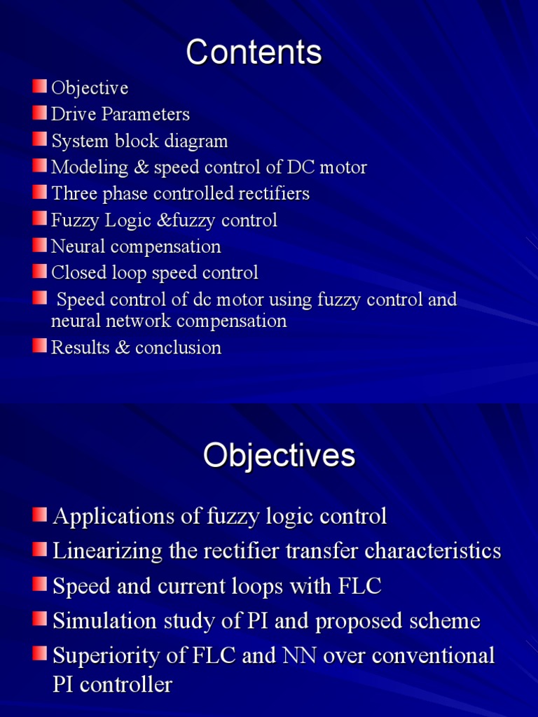 FLC&NN Control of DC Motor | PDF | Control Theory | Rectifier