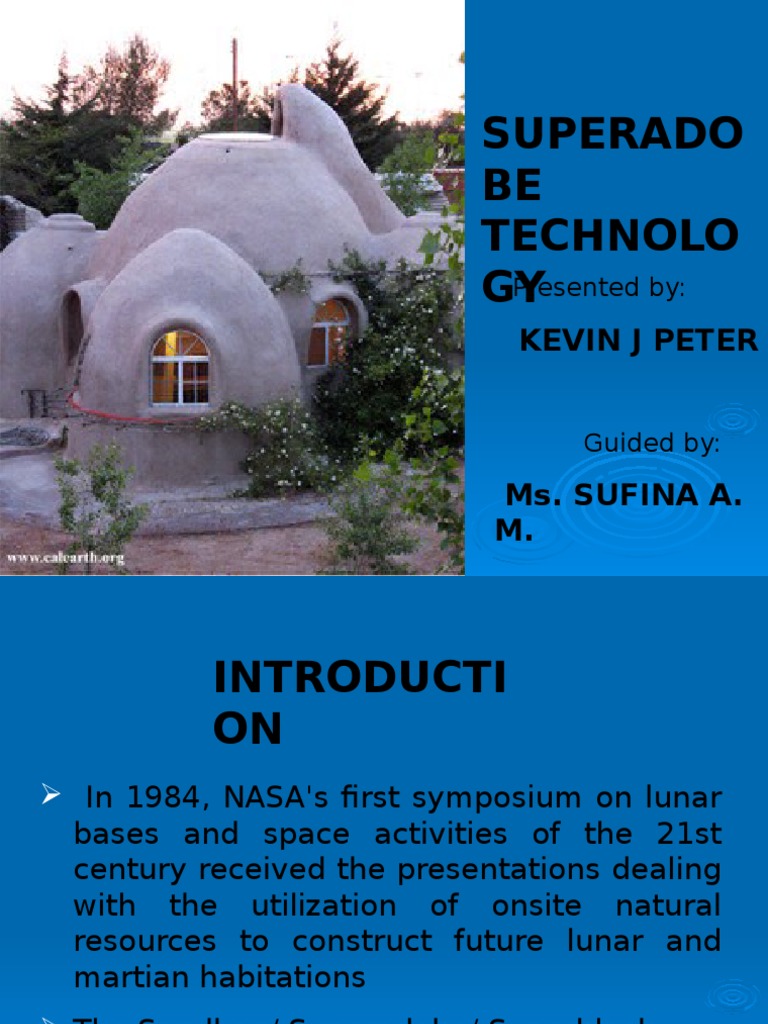 Superadobe Technology Overview | PDF | Engineering | Building Engineering