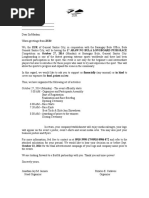 FUN RUN Letter | PDF | Transport
