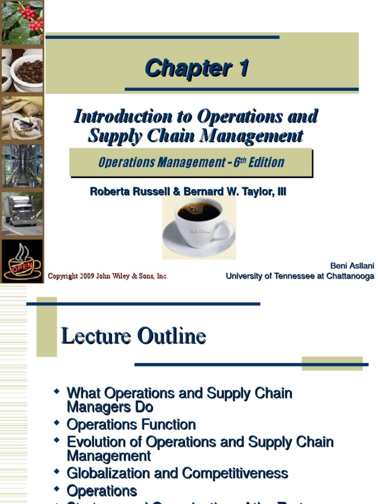 Introduction To Operations and Supply Chain Management | PDF ...