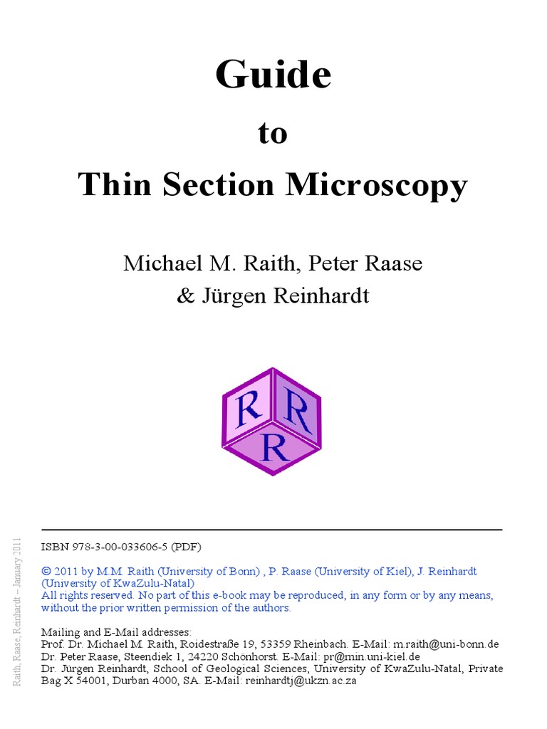 Thin Section Micros | PDF | Lens (Optics) | Aperture