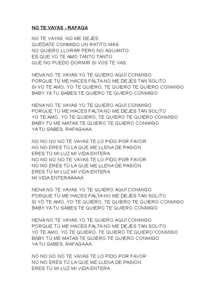 Rafaga - Mix | PDF | Musica en español | Musica Latinoamericana