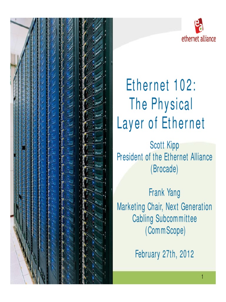 Ethernet Physical Layer Overview | PDF | Ethernet | Equipment