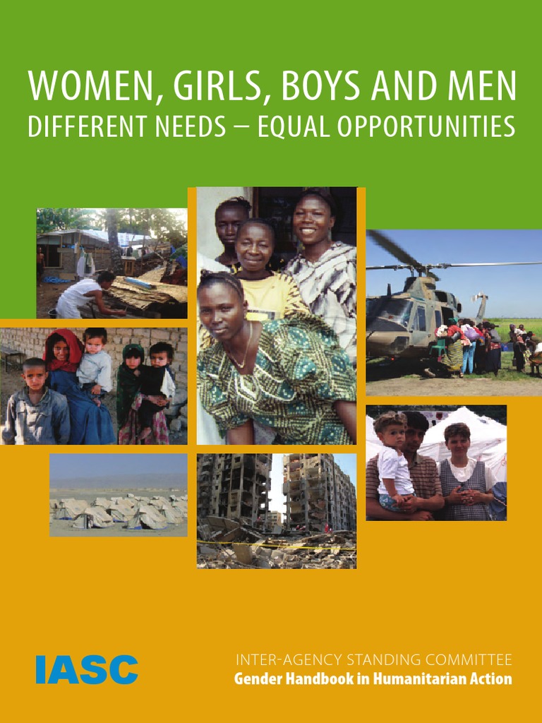 IASC Gender Handbook | PDF | Gender Analysis | Gender Equality