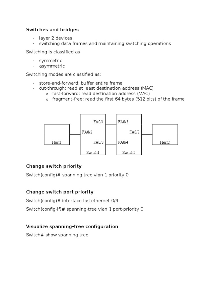 Lab Spanning Tree | PDF