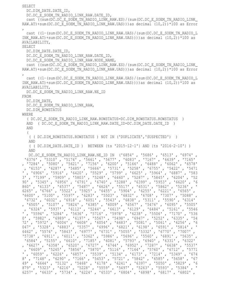 Script To Get PM Data Ericsson Platform | PDF | Business