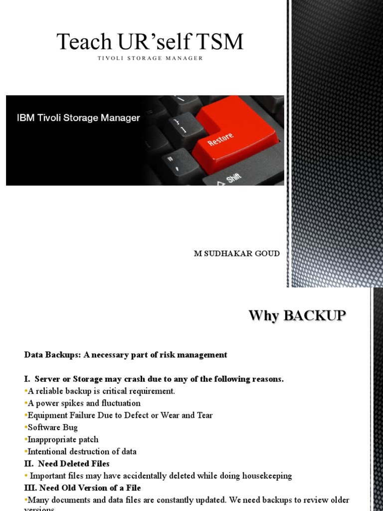 IBM_TSM_TRAINING.ppt | Backup | Command Line Interface