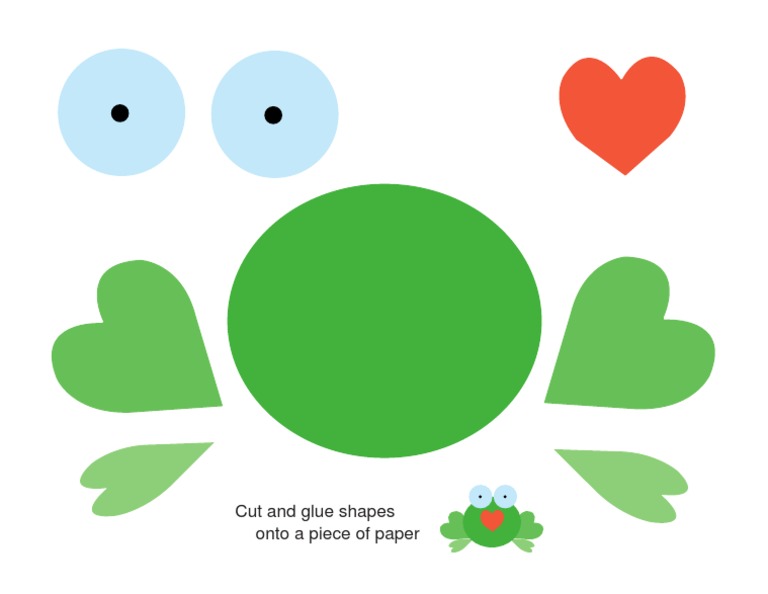 Frog Cut and Paste Page | PDF