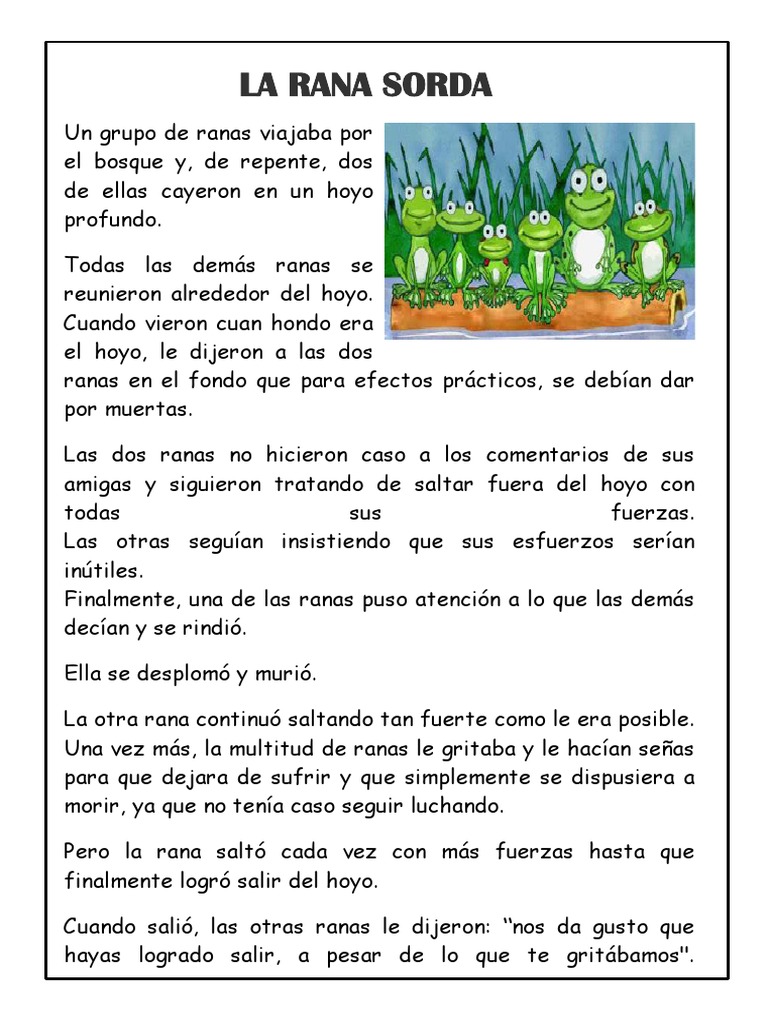 La Rana Sorda | PDF